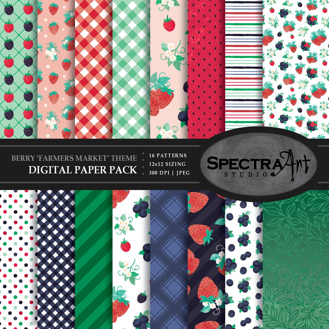 Berry farmers Market Theme / Strawberry Party Printables / Digital ...