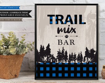 Trail Mix Sign - Etsy