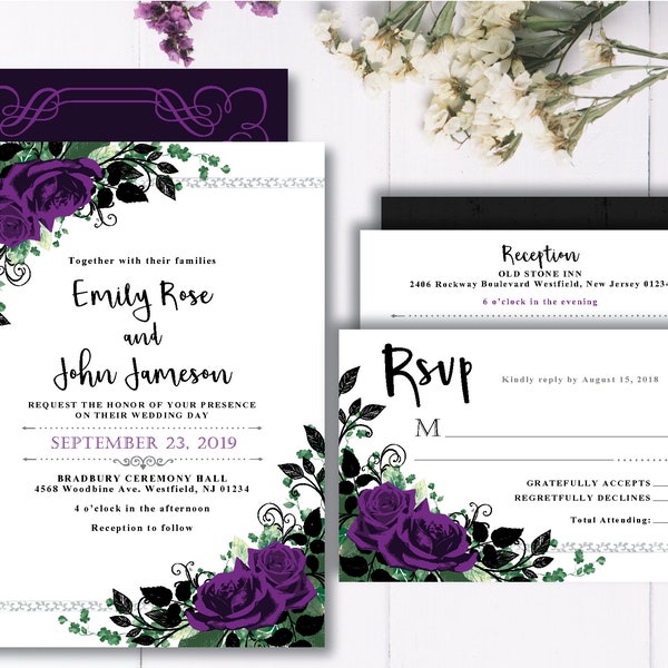 Purple Wedding Theme - Etsy