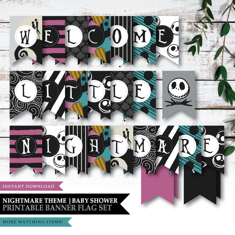 Nightmare Banner - Etsy