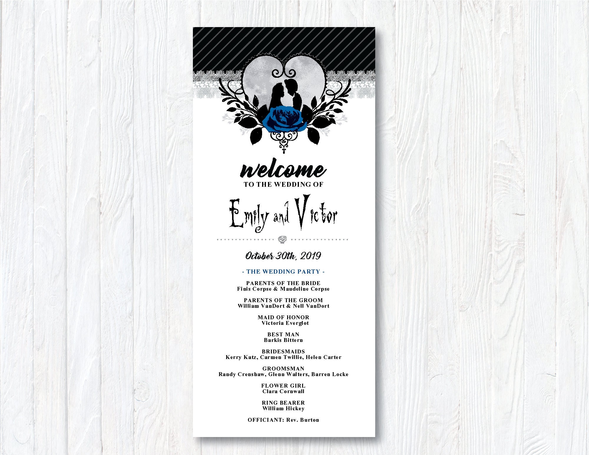 Corpse bride wedding ceremony script 60 photos - Astyledwedding.com