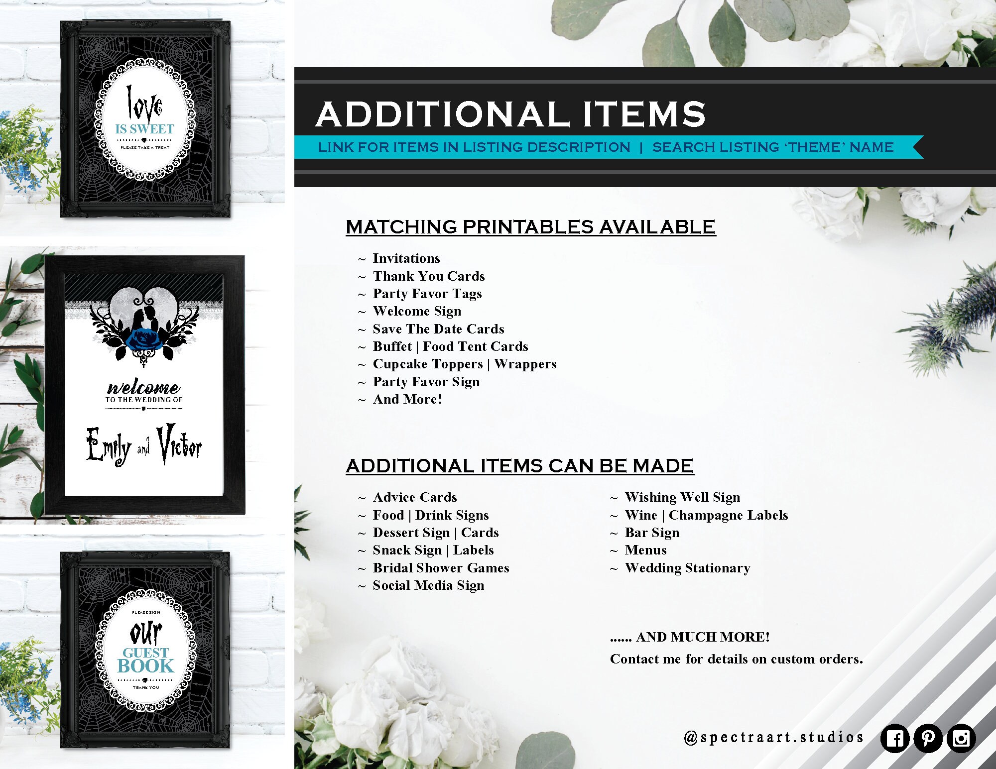 Corpse 'skeleton Bride' Theme printable Wedding - Etsy