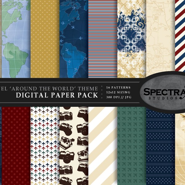 Travel Scrapbook - Etsy