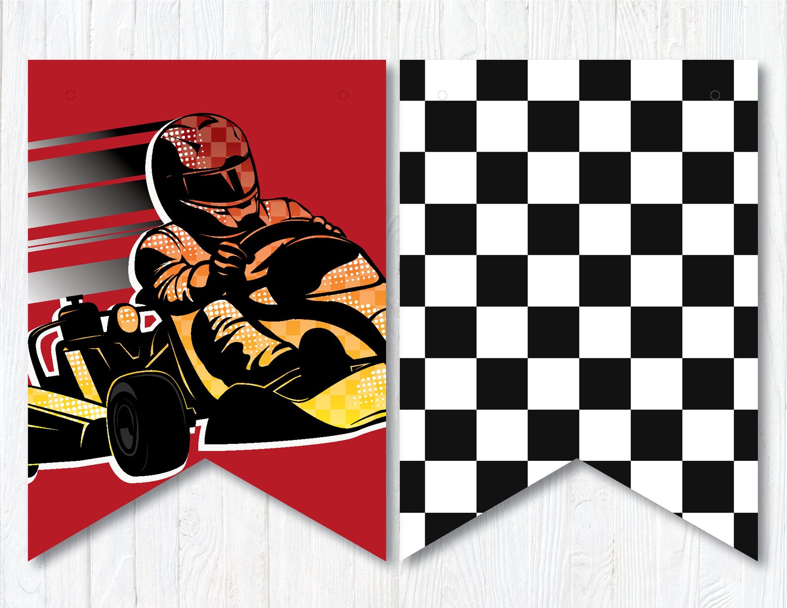 Go-kart 'indoor Race' Theme printable Happy Birthday - Etsy Canada