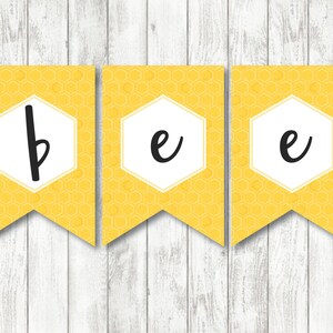 Bee 'honey Bee Tree' Theme printable Banner Flags - Etsy