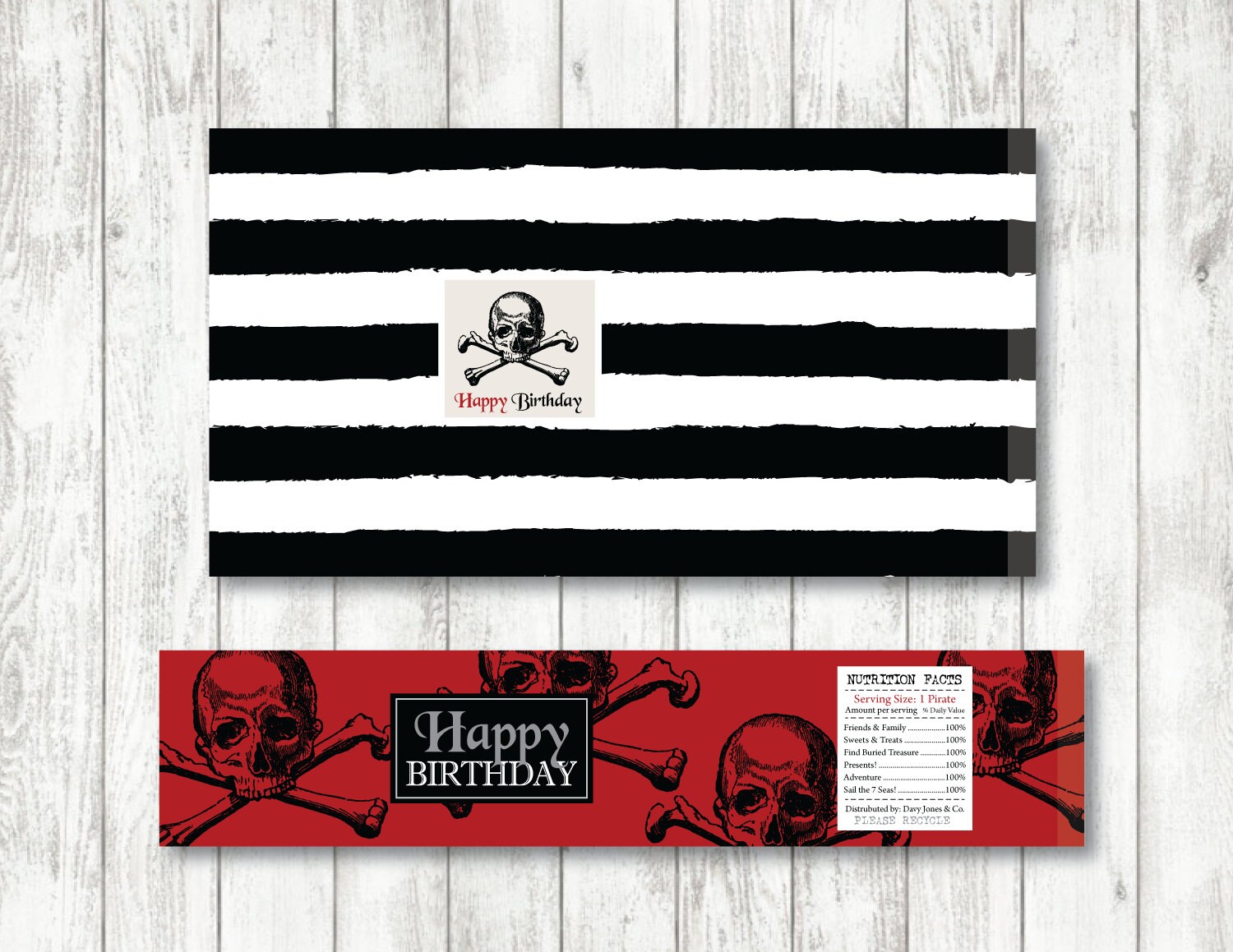 Pirate 'AHOY Matey' Theme Printable Birthday Party | Etsy