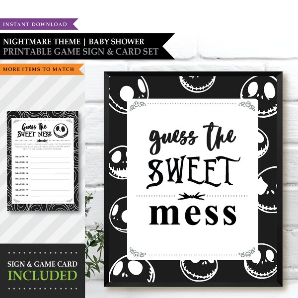 Guess the Sweet Mess - Etsy