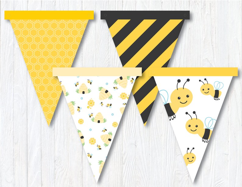 Baby 'little Bumblebee' Theme *printable Baby Shower Party Package ...