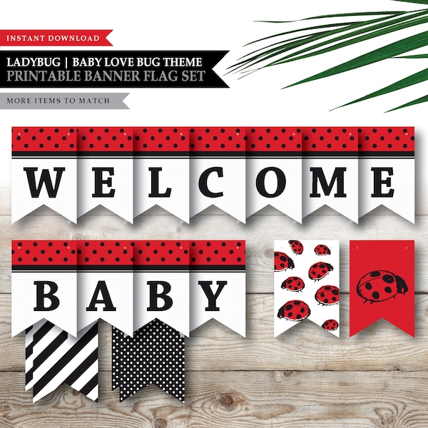 Ladybug Banner - Etsy