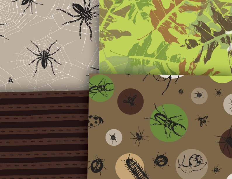 Insect 'creepy Crawlers' Theme printable Digital - Etsy