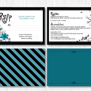 Corpse *skeleton Bride Midnight Tree* Theme / Printable Wedding ...