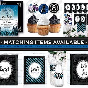 Corpse *skeleton Bride* Theme / Printable Bridal Shower Banner / Bride ...