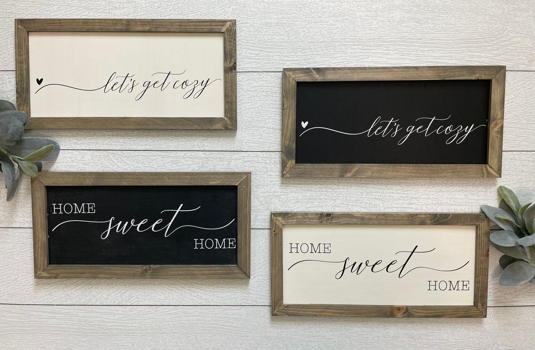 Farmhouse Signs, Framed Sign, Rustic, Home Decor, Farmhouse Style, Wall ...