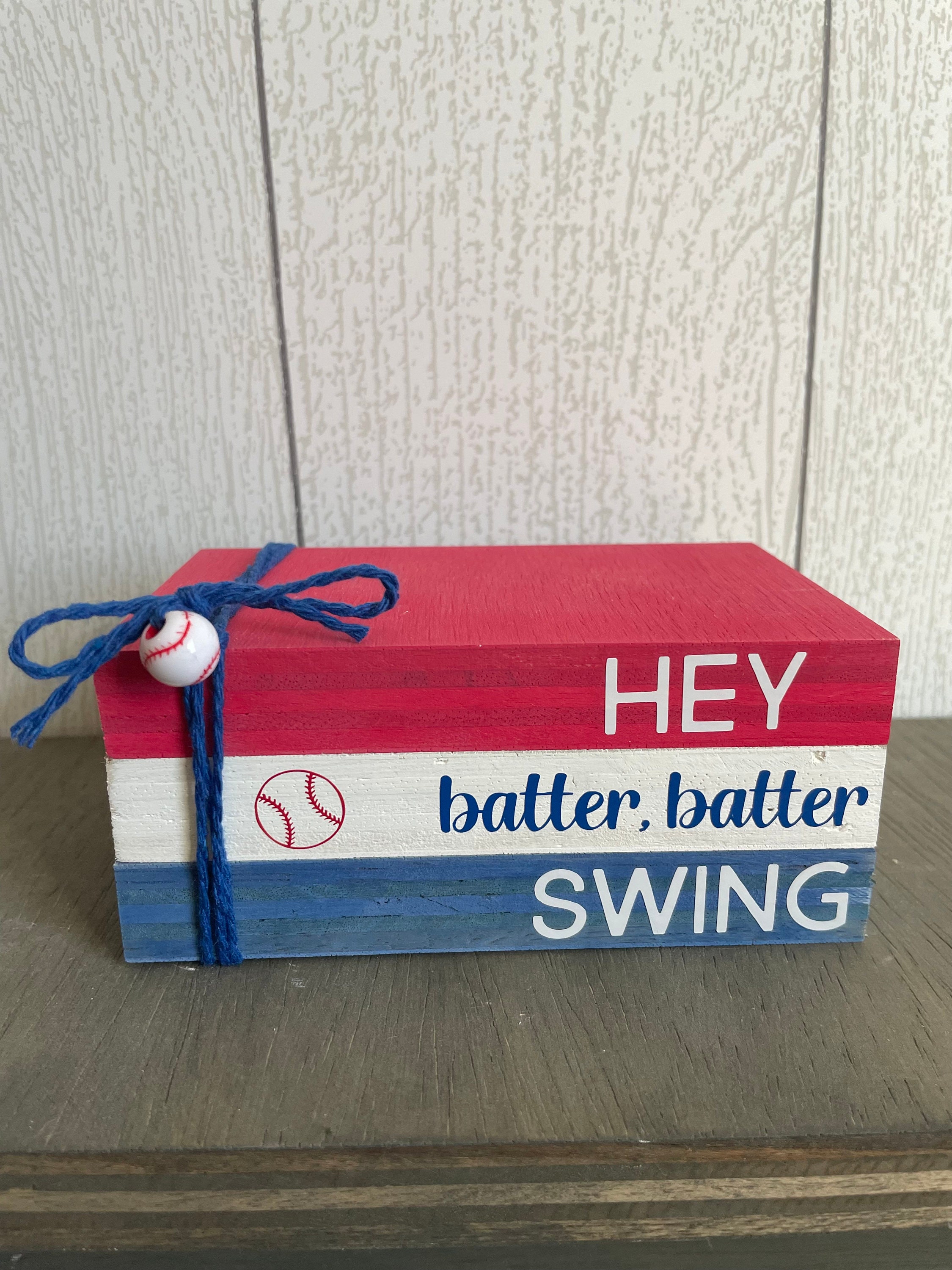 Baseball Wood Signs, Baseball Tiered Tray, Sports, Baseball, Shelf ...