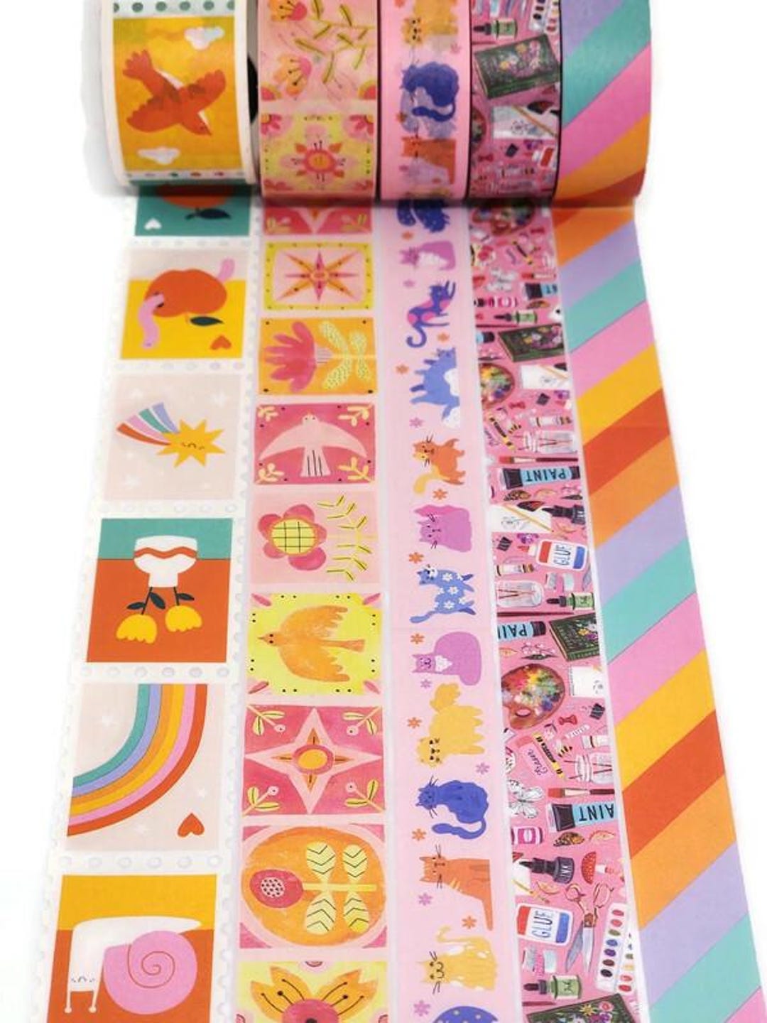 SAMPLE SIZE! - Vibrant Stamps, Folk Art, Patchwork, Art Supplies, Cats ...