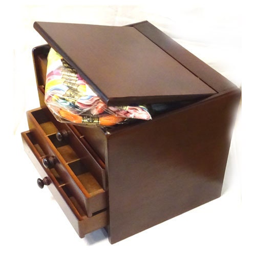DMC Mini Wooden Collectors Box With 120 Threads and Free Chart - Etsy