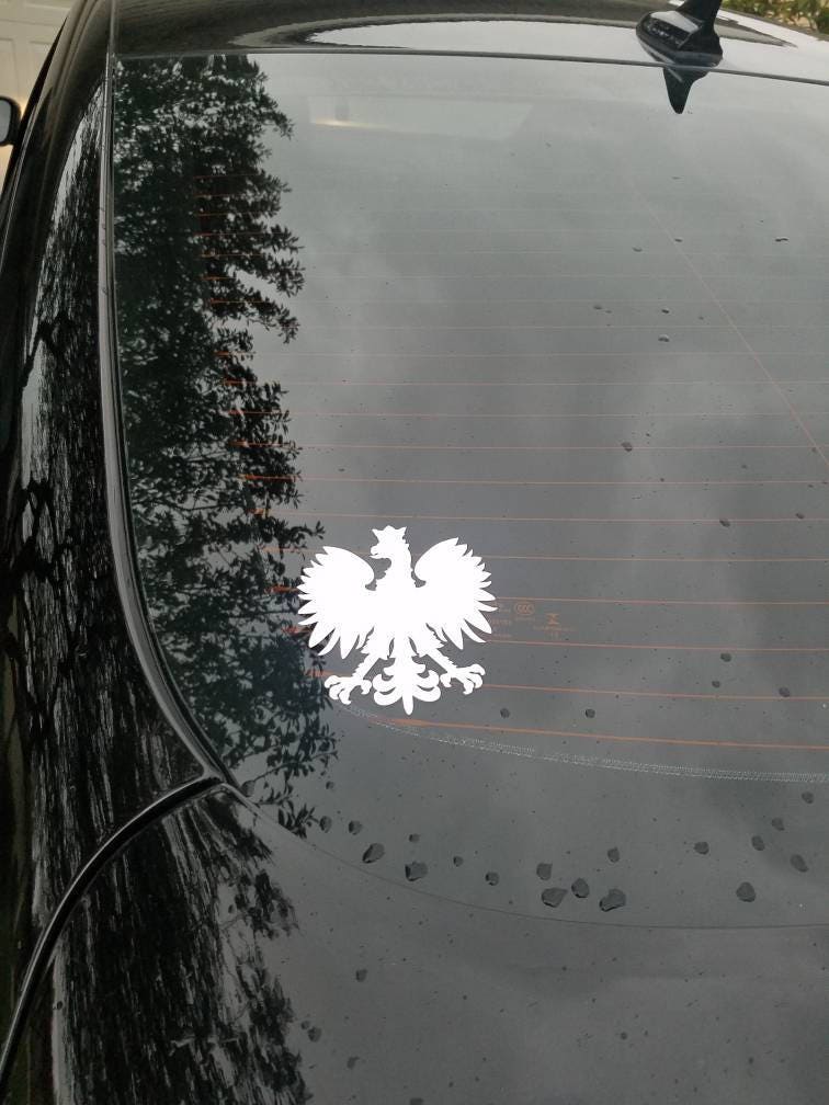 Polish Eagle Polski Orzel Car Vinyl Bumper Sticker Decal Adhesive - Etsy