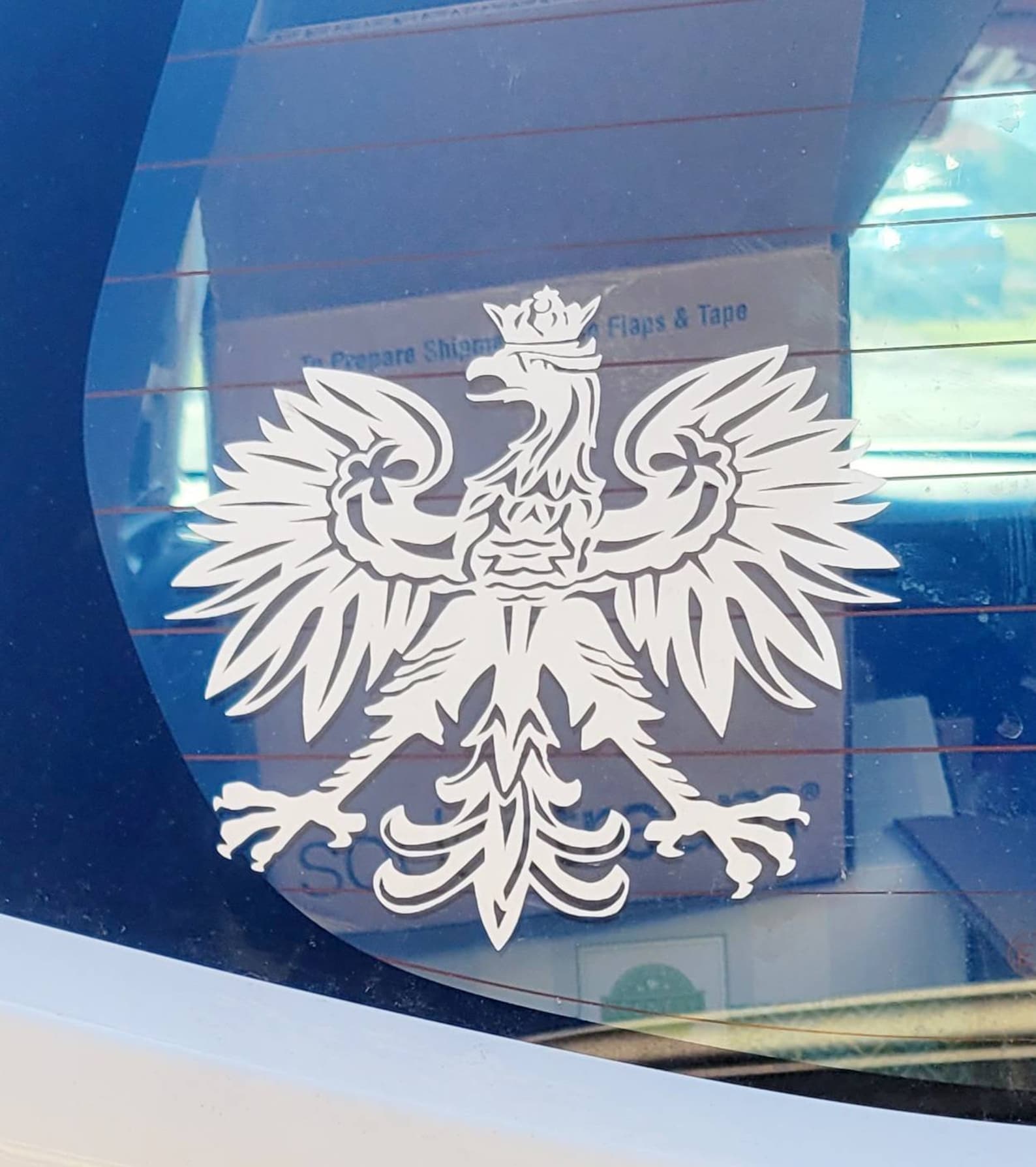 Polish Eagle Polski Orzel Car Vinyl Bumper Sticker Decal Adhesive - Etsy