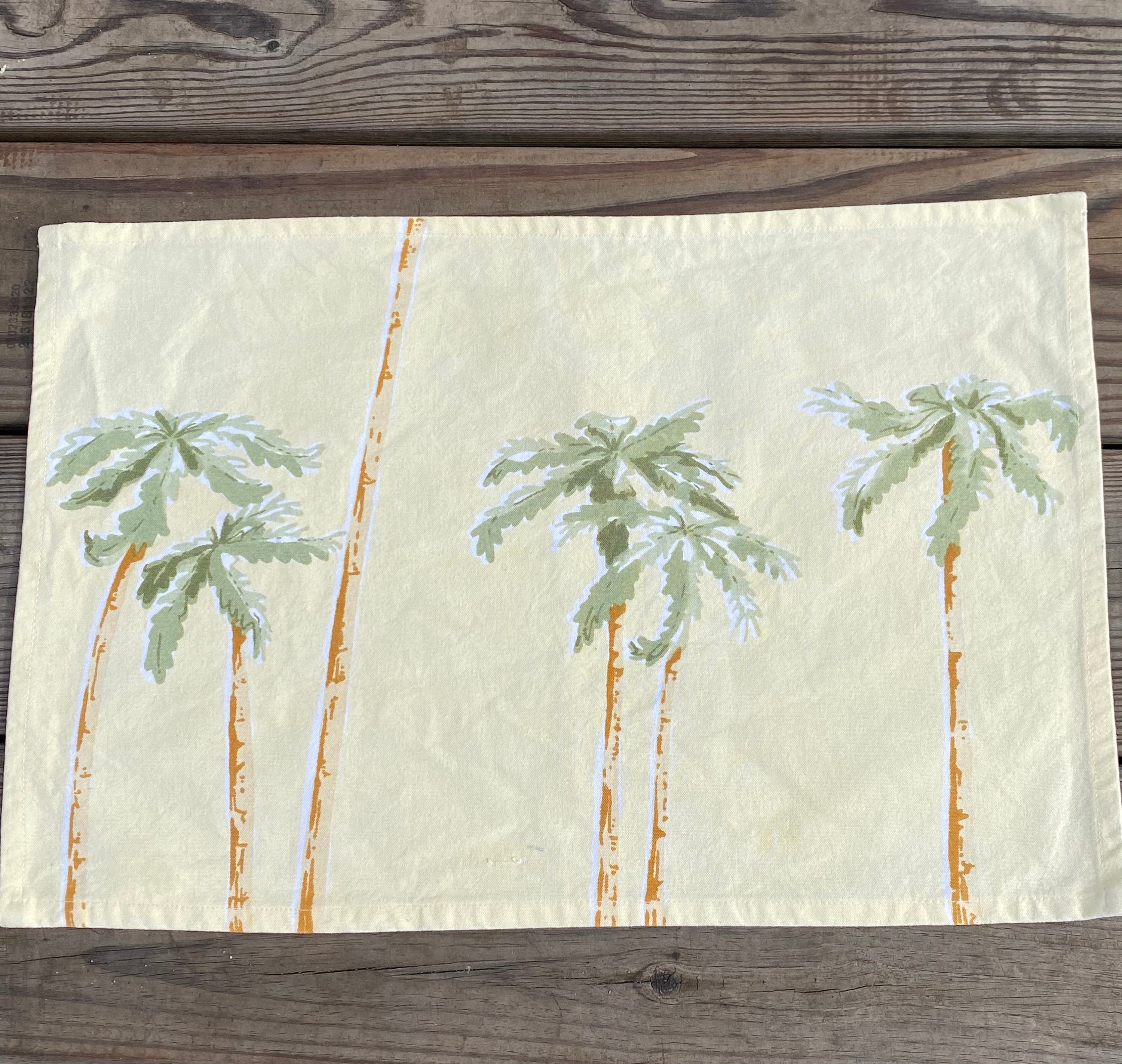 Tropical Style Palm Tree Placemats Set of 4 - Etsy