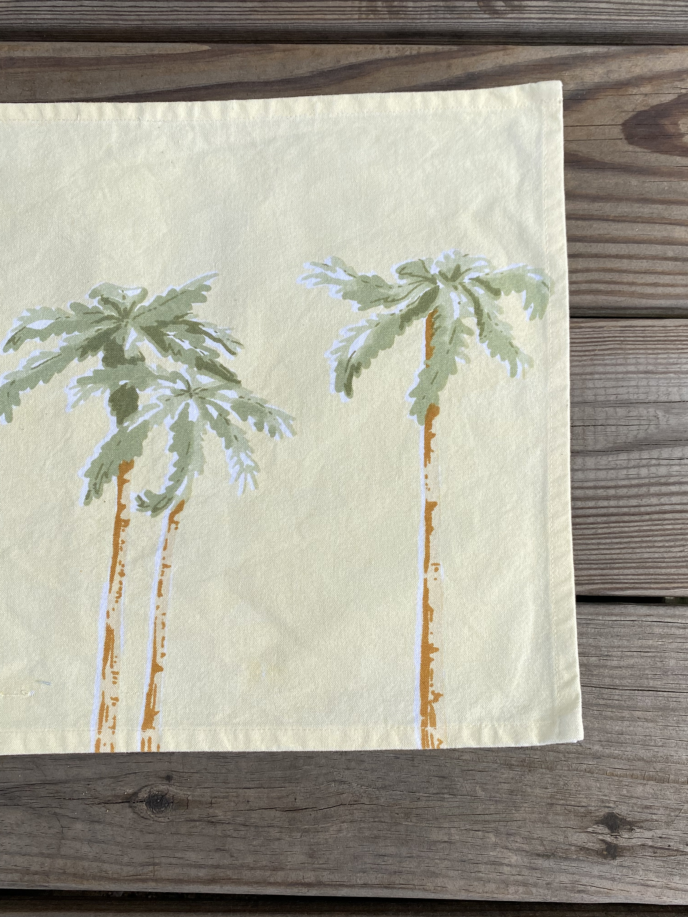 Tropical Style Palm Tree Placemats Set of 4 - Etsy