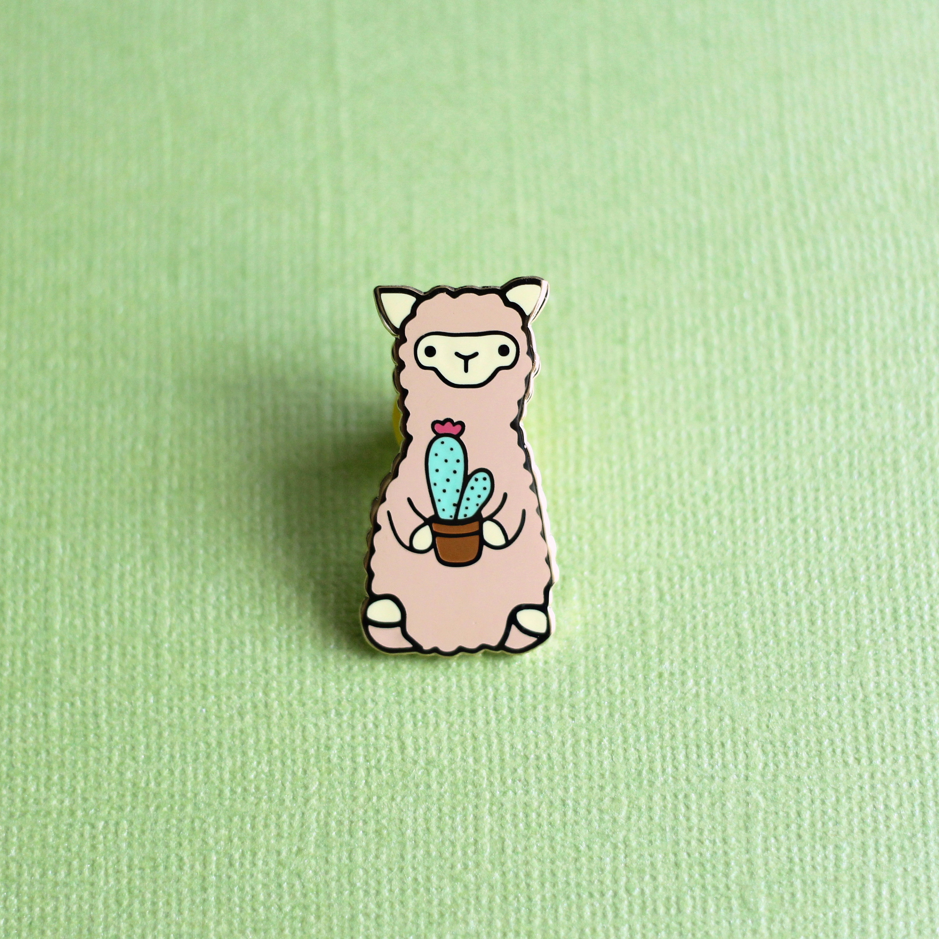 Cactus Alpaca Enamel Pin. Alpaca Gift. Cactus Pin. Llama Gift. - Etsy ...