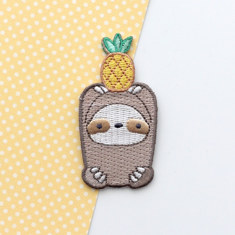 Sloth Iron on Patch - Etsy