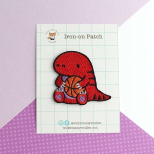 Basketball Raptor Iron on Patch. Toronto Embroidered Patch. Basketball ...