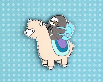 Llama Pin | Etsy