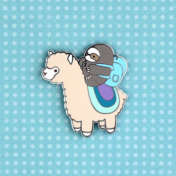 Cute Llama Pin - Etsy