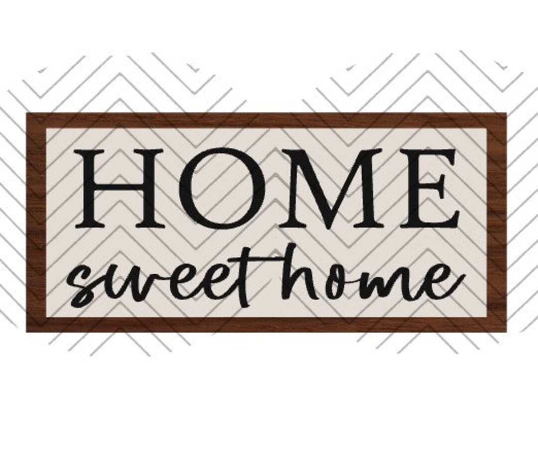 Home Sweet Home Shelf Sitter Sign - Etsy