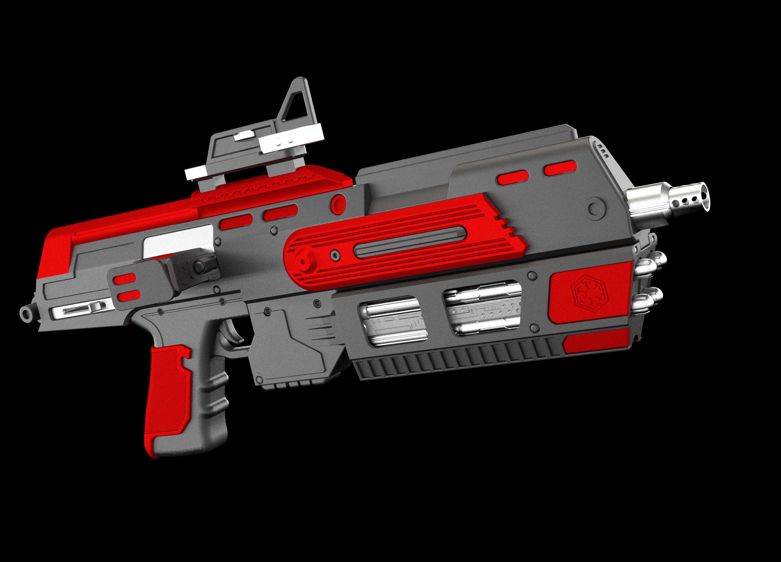 STW48 Sith Trooper Blaster Rifle 4 En 1 Modulable Fichiers 3D - Etsy