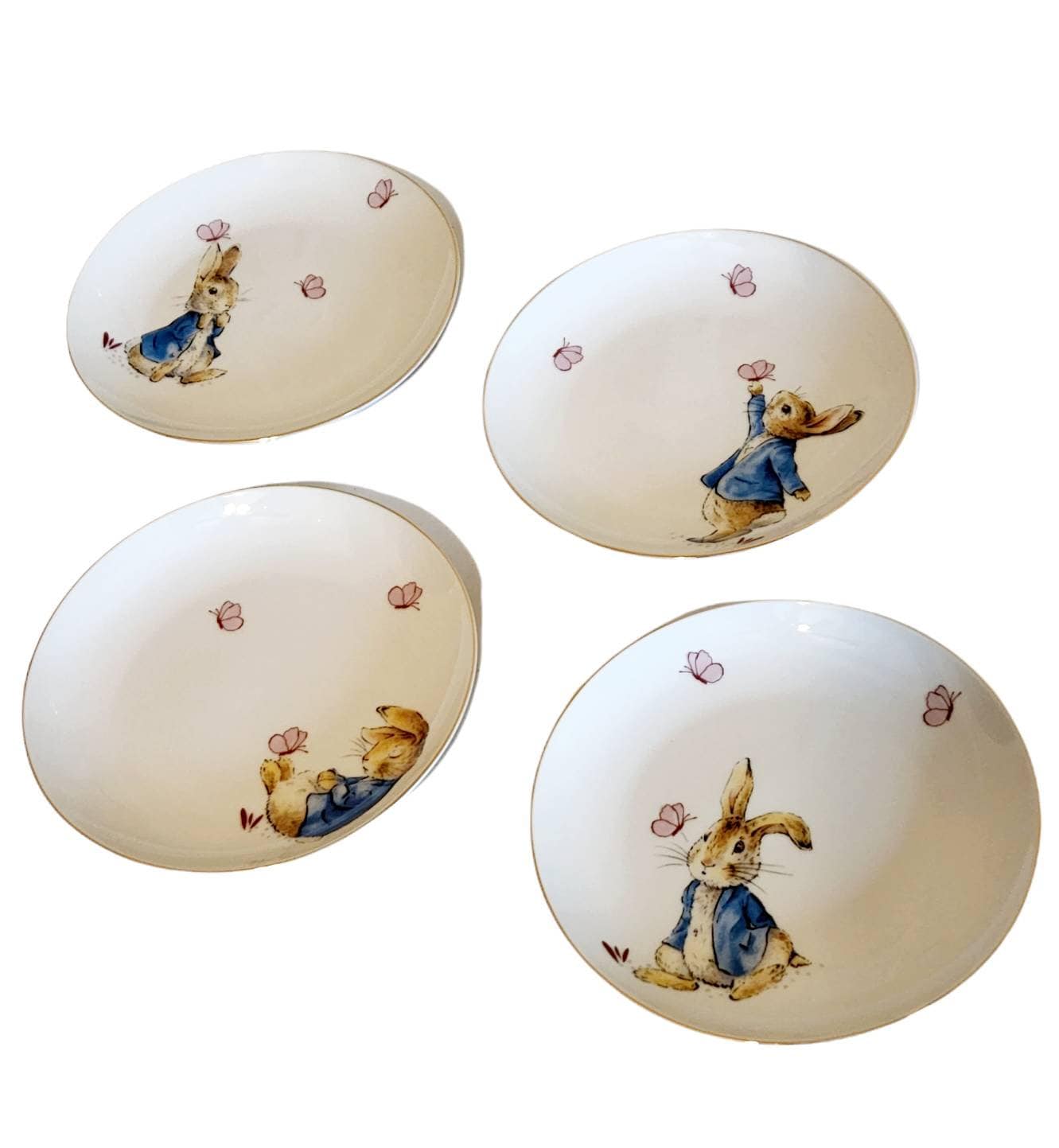 Beatrix Potter Peter Rabbit Easter Bunny Appetizer Plates Set - Etsy