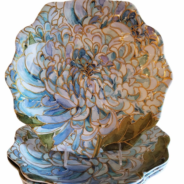 4 Dinner Plates - Etsy