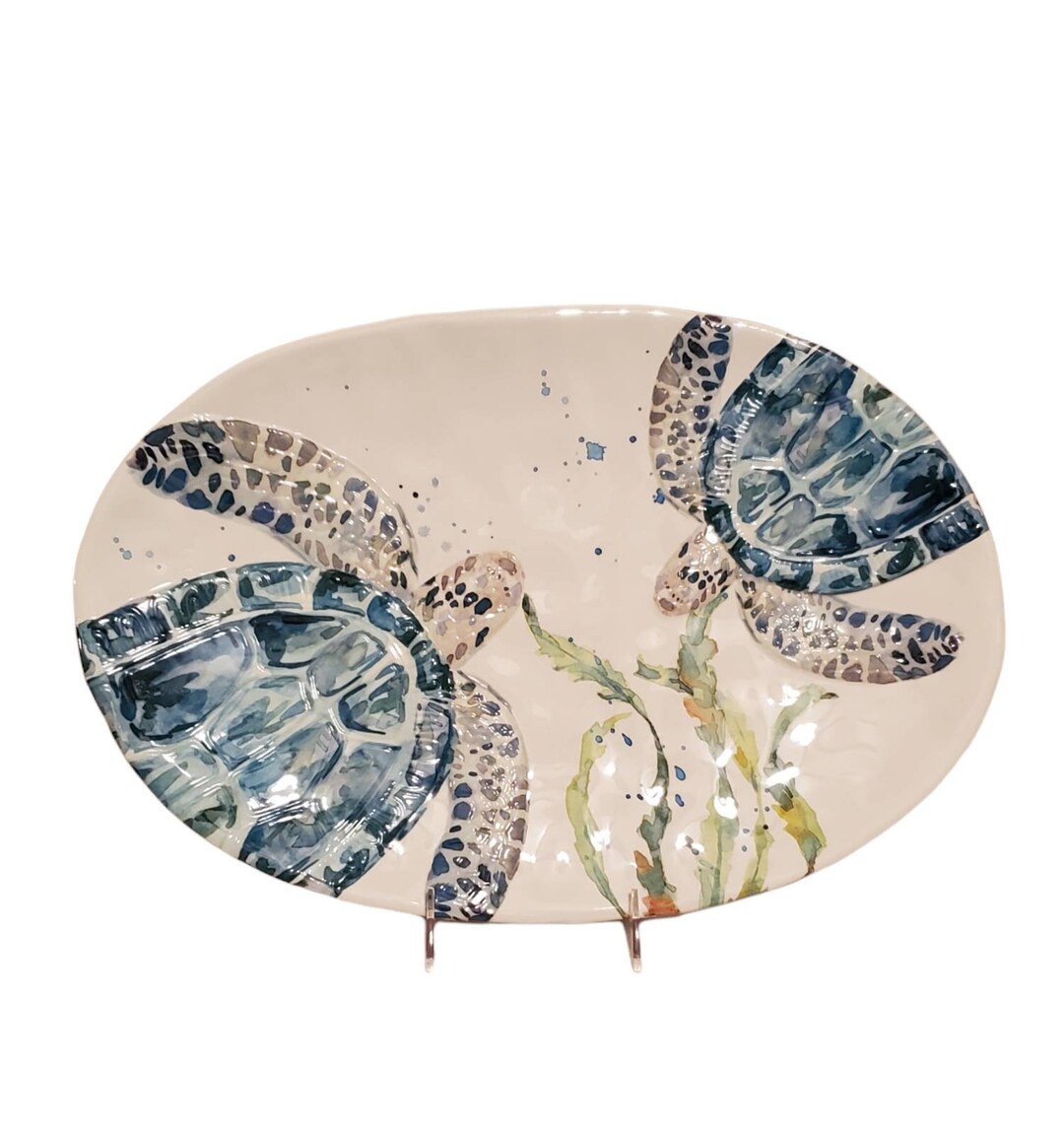 Sea Turtles Serving Tray Platter Plate Melamine Brand New - Etsy