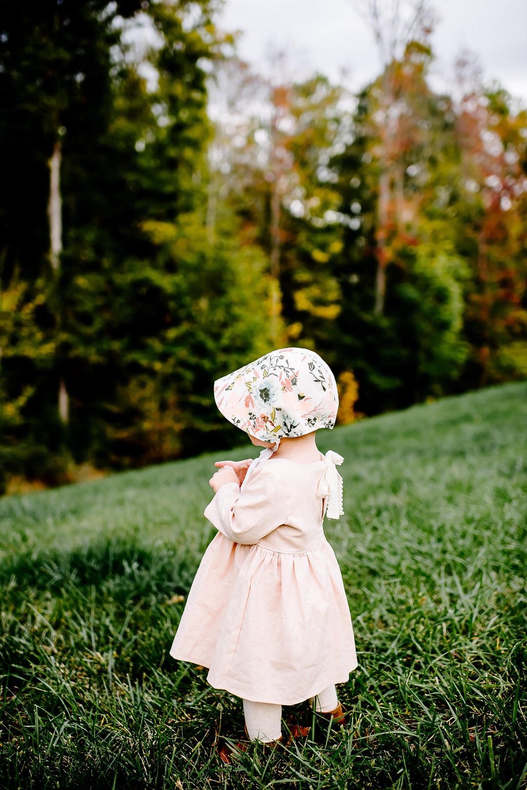 Baby Sun Hat, Floral Baby Bonnet Girl, Summer Hat, Baby Girl Sun Bonnet ...