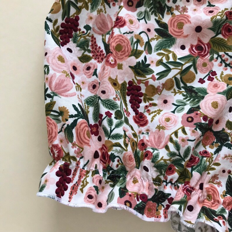 Pink Floral Baby Bloomers / Ruffle Bloomers / Flutter Shorts / - Etsy