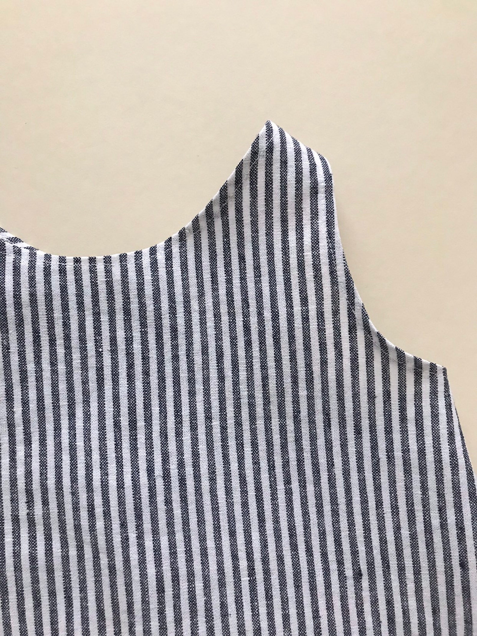 Tulip Back Top, Stripe Linen Top, Open Back Top, Little Girl Toddler ...