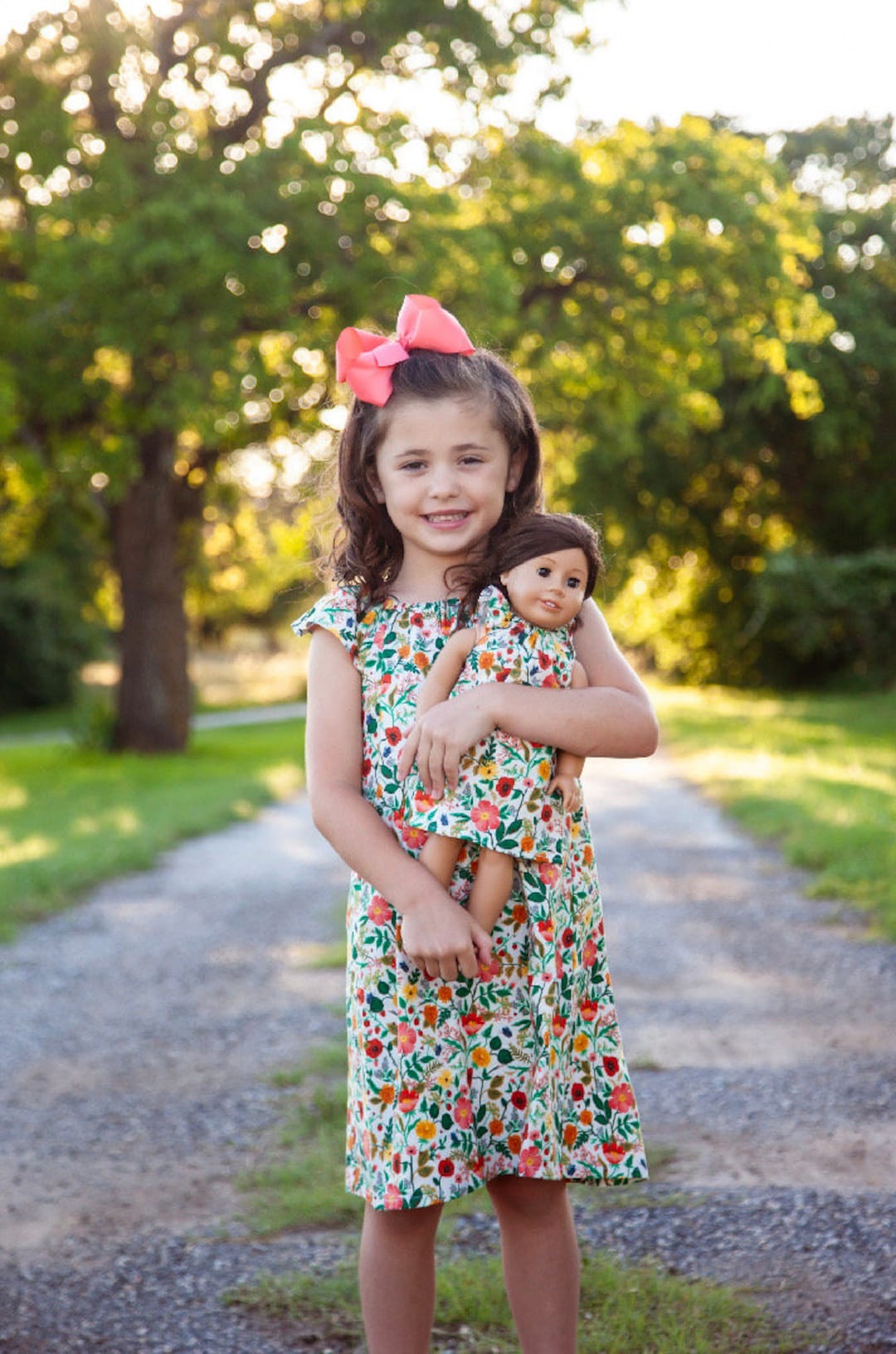 Girl and Doll Matching Outfit, Doll and Me Dresses, Birthday Gift, Tea ...