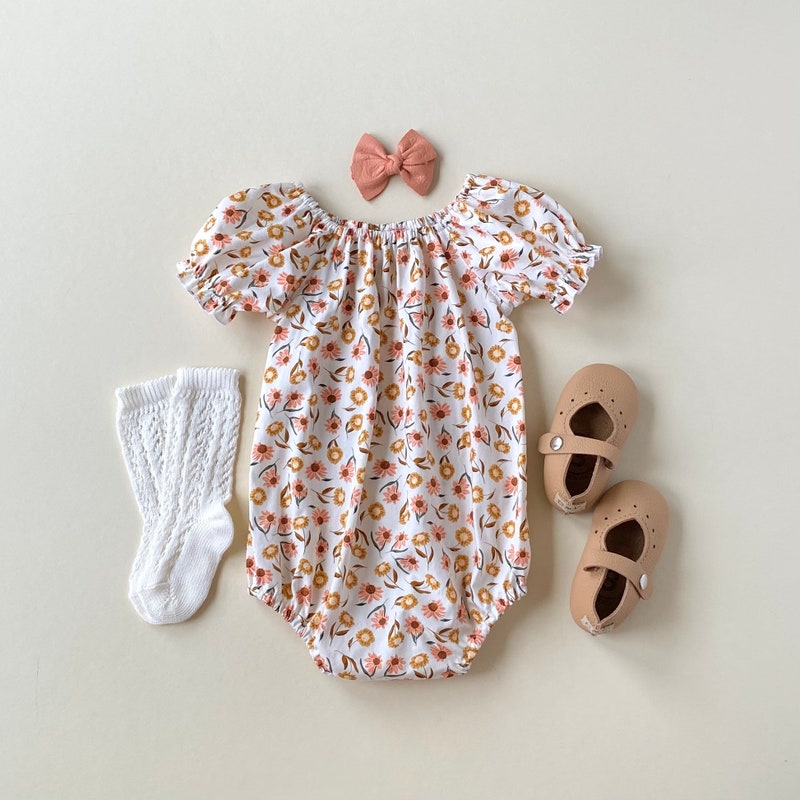 Baby Girl Ruffle Romper - Etsy