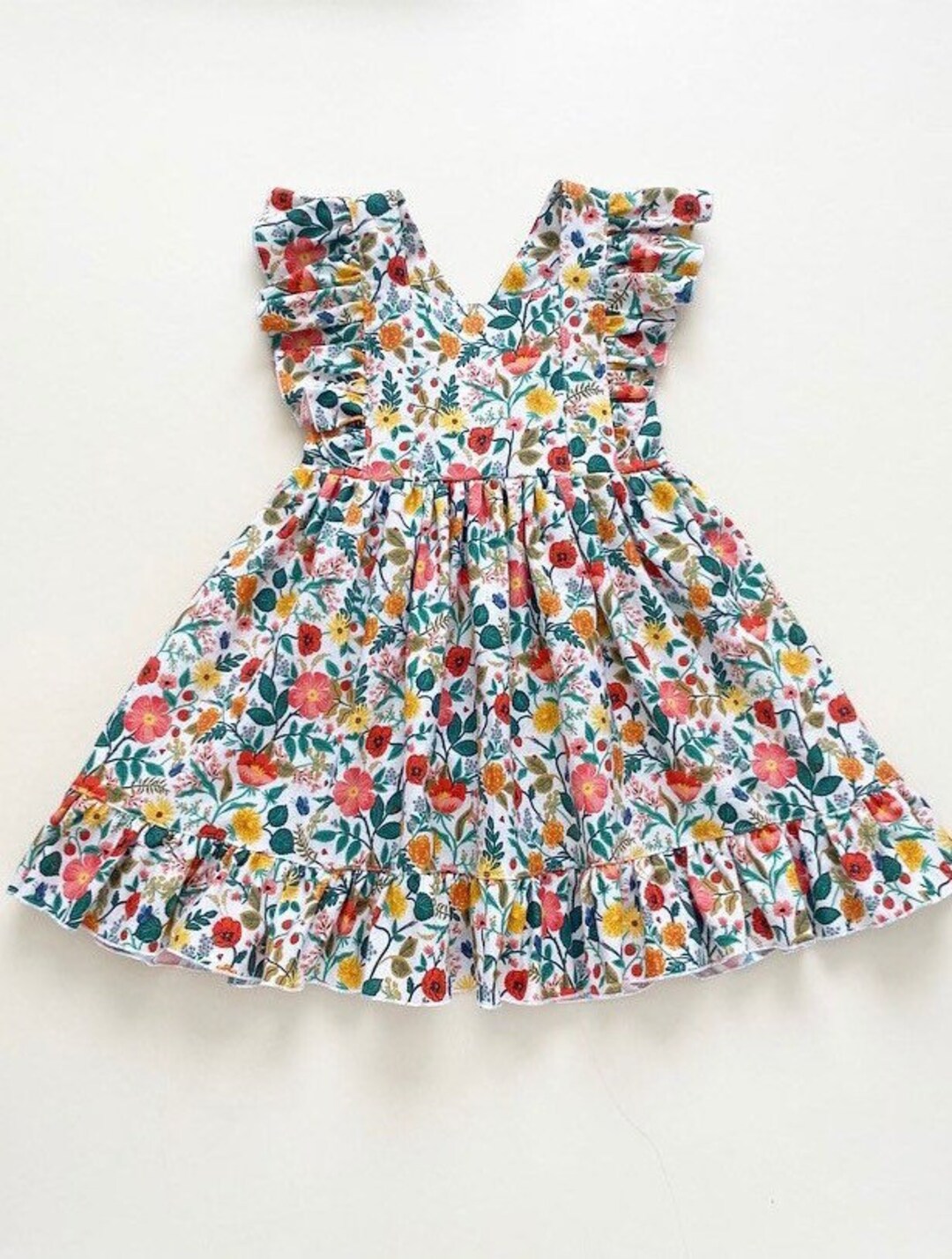 Girls Wildflower Pinny, Rifle Paper Co. Camont Poppy Dress, Baby Floral ...