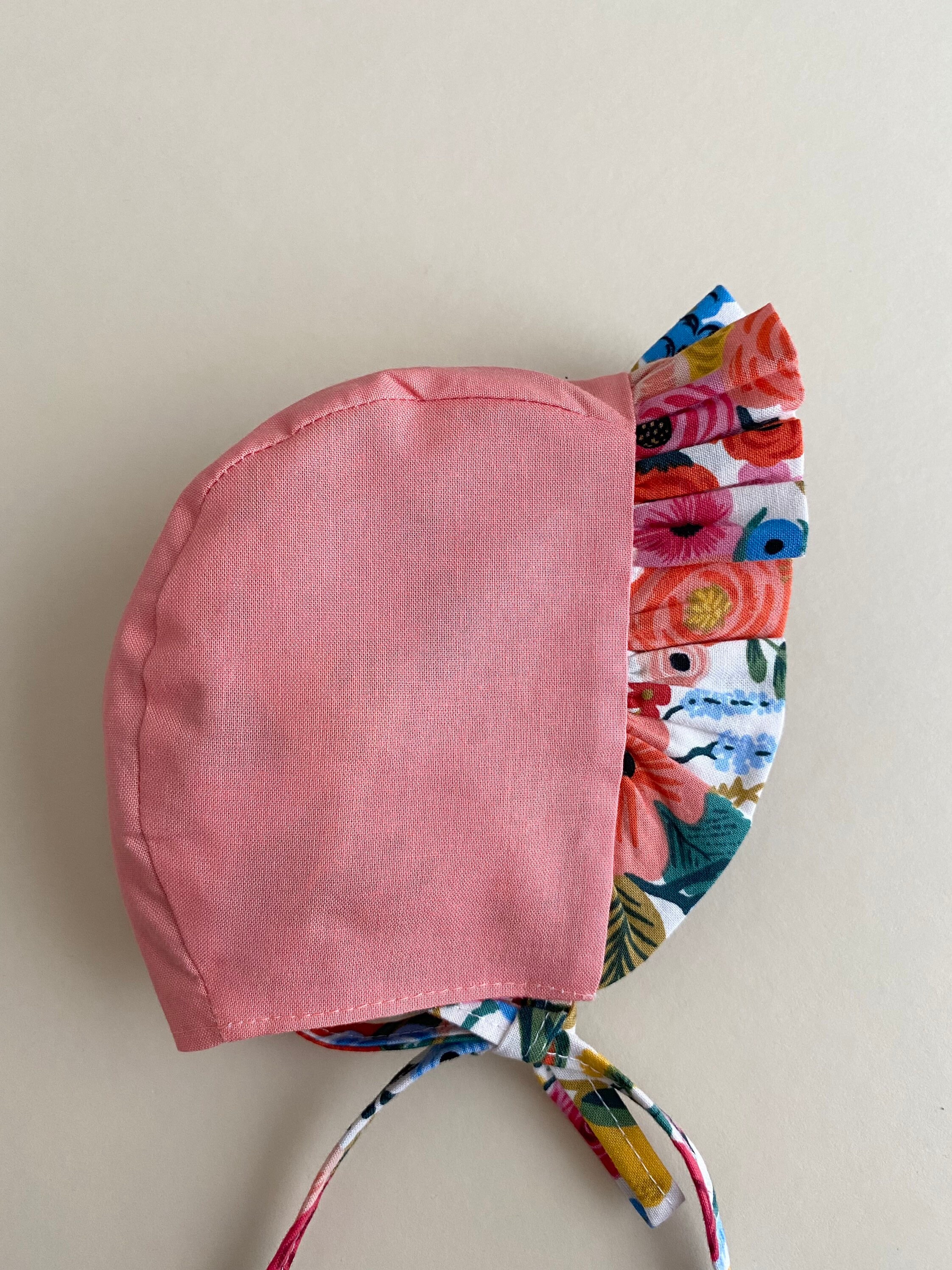 Ruffled Baby Bonnet Girl / Ruffle Brim Bonnet Girl / Baby Sun Bonnet ...