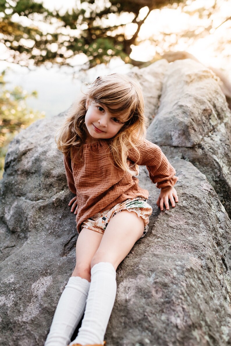 Fall Floral Baby Bloomers Toddler Earth Tone Ruffle Bloomers - Etsy