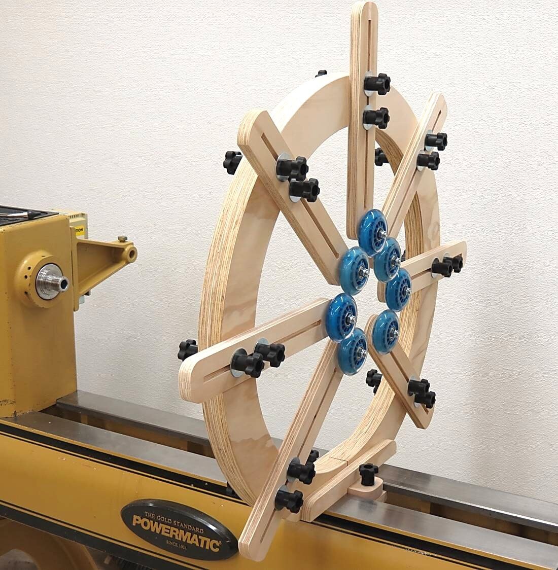 22 inch Wood Lathe Steady Rest 4 Wheel Arms Up to 3 | Etsy