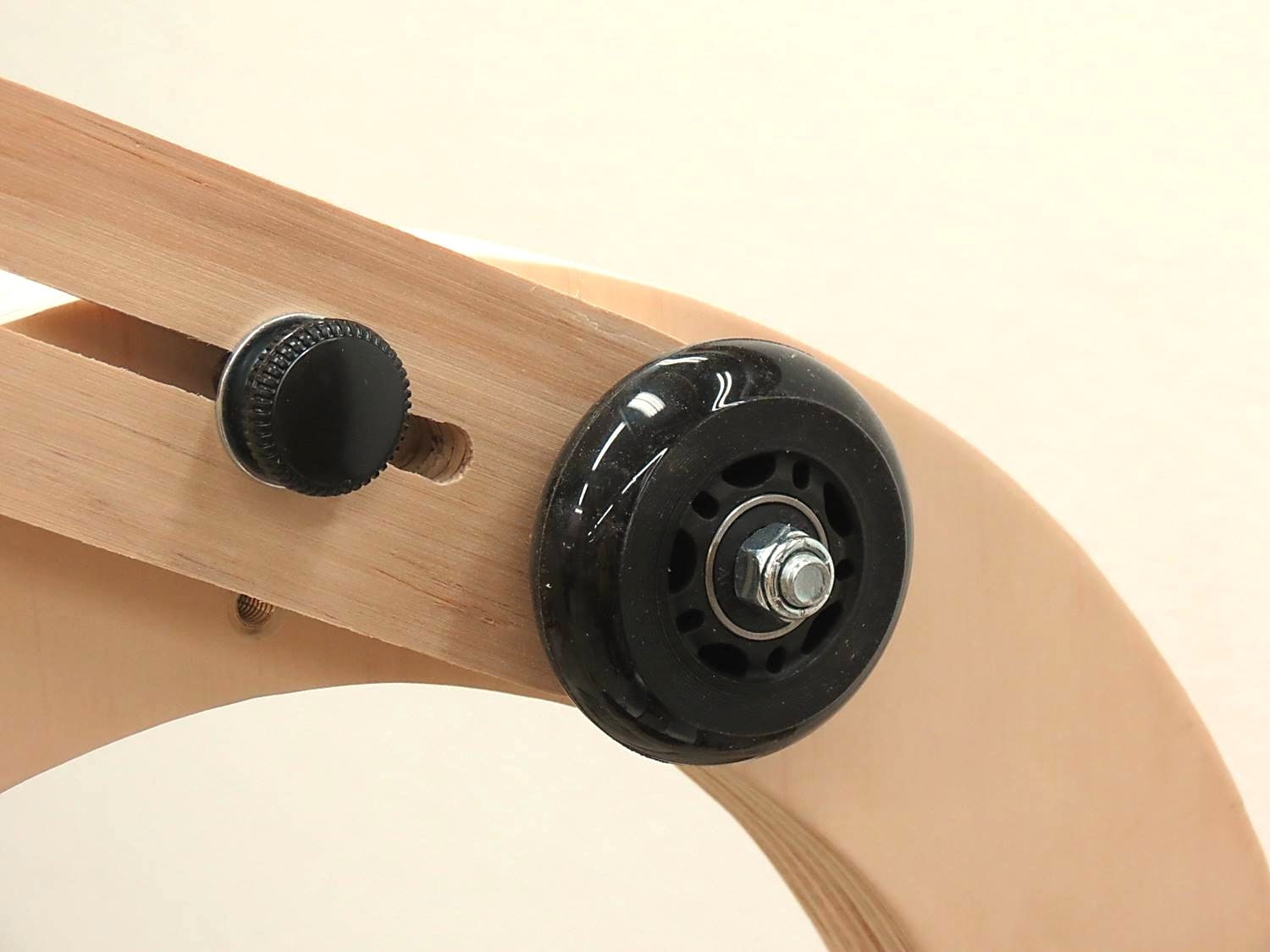 Wood Lathe Steady Rest 12/10 Inch Solid Yoke 3 Wheel Arms Hollow Forms ...