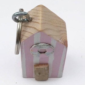 Wooden Key Ring Beach Hut Key Rings for Her - Etsy
