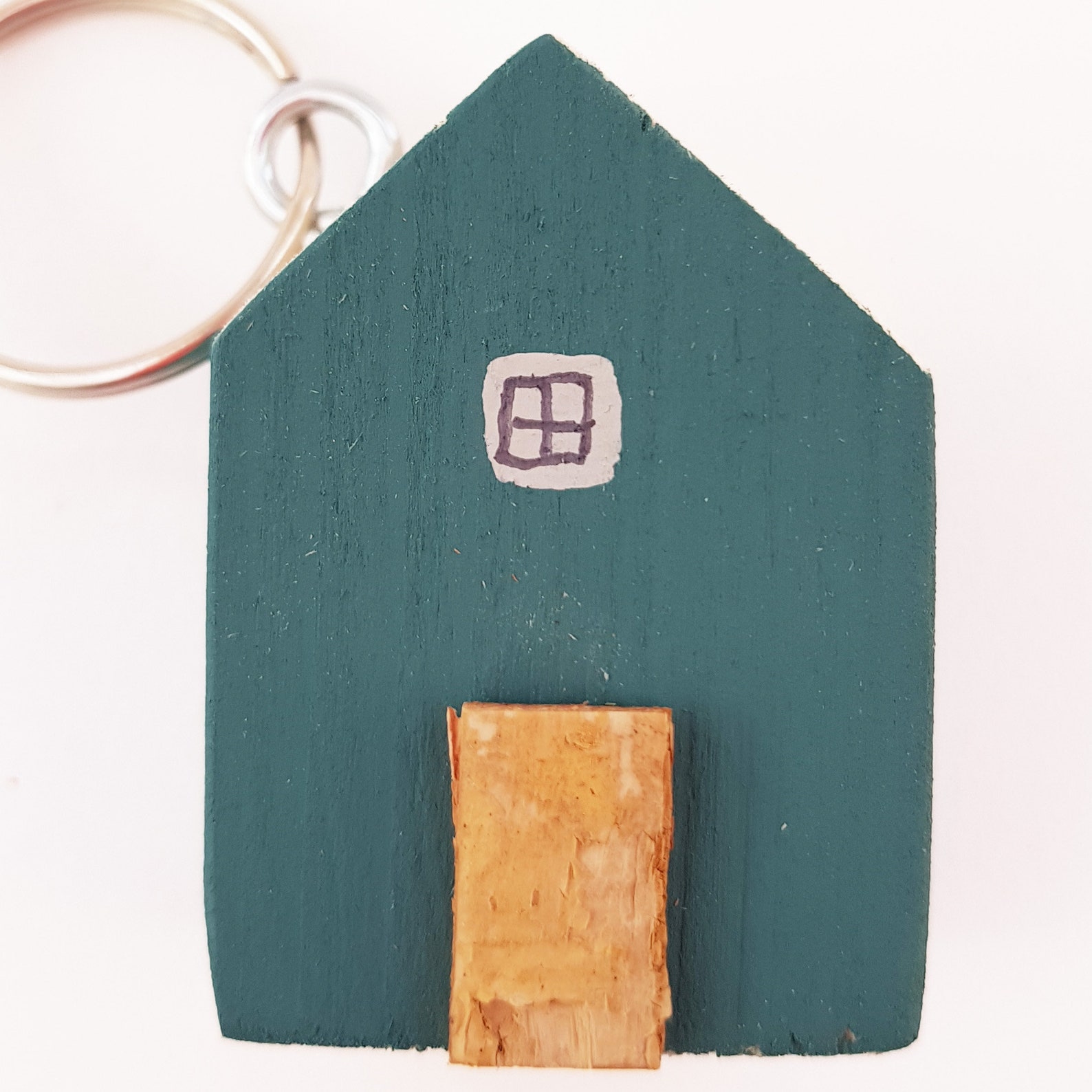 Little Wooden House Keyring Gift for New Home - Etsy UK