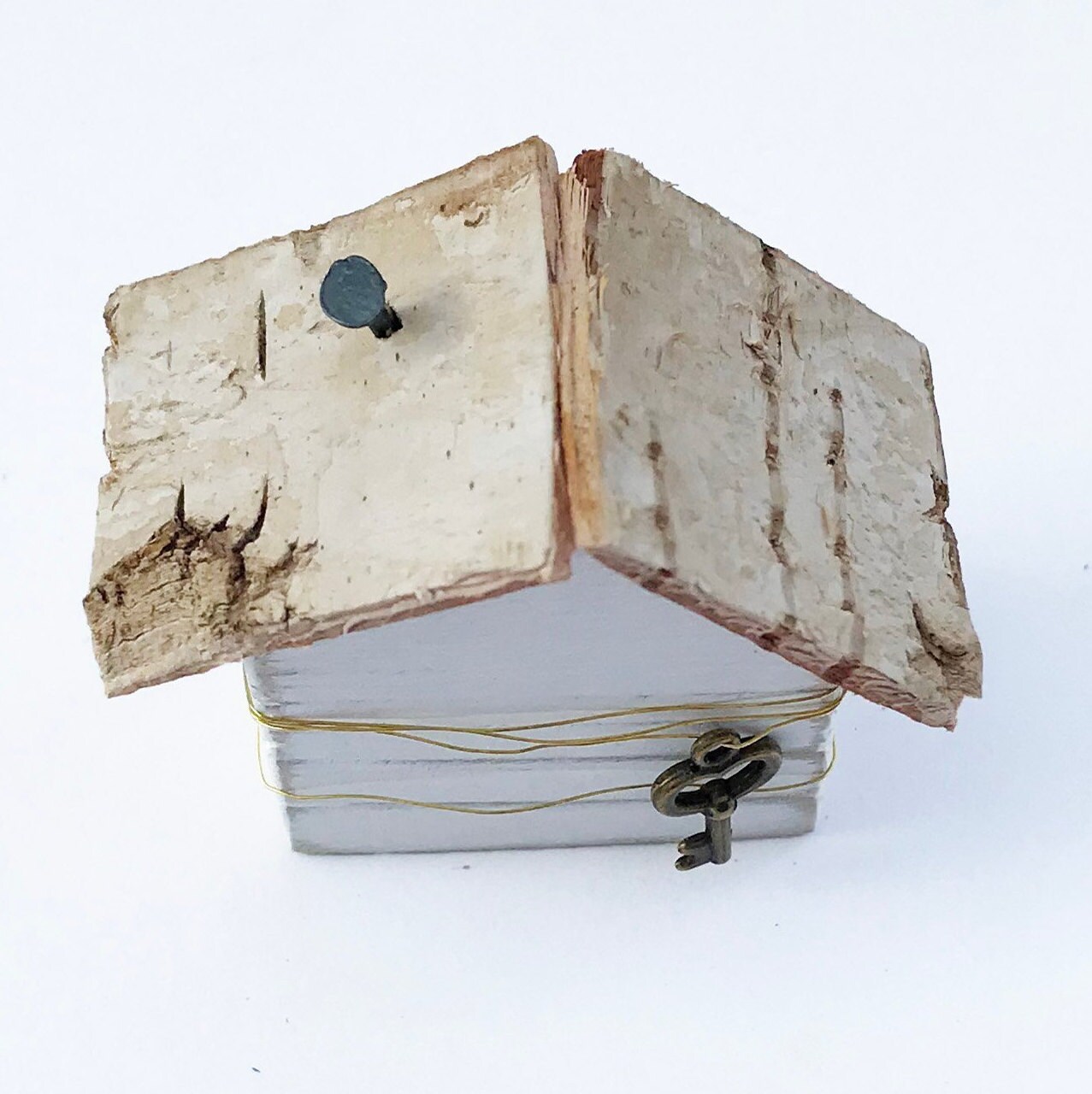 Little White House Wooden Charm Wedding Gift | Etsy