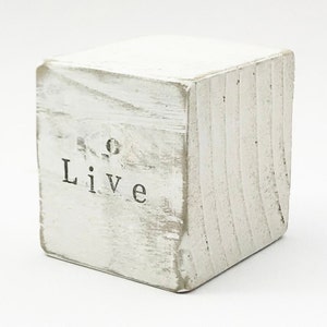 Wooden Word Blocks Home Accessories Valentines Gift for Her - Etsy UK