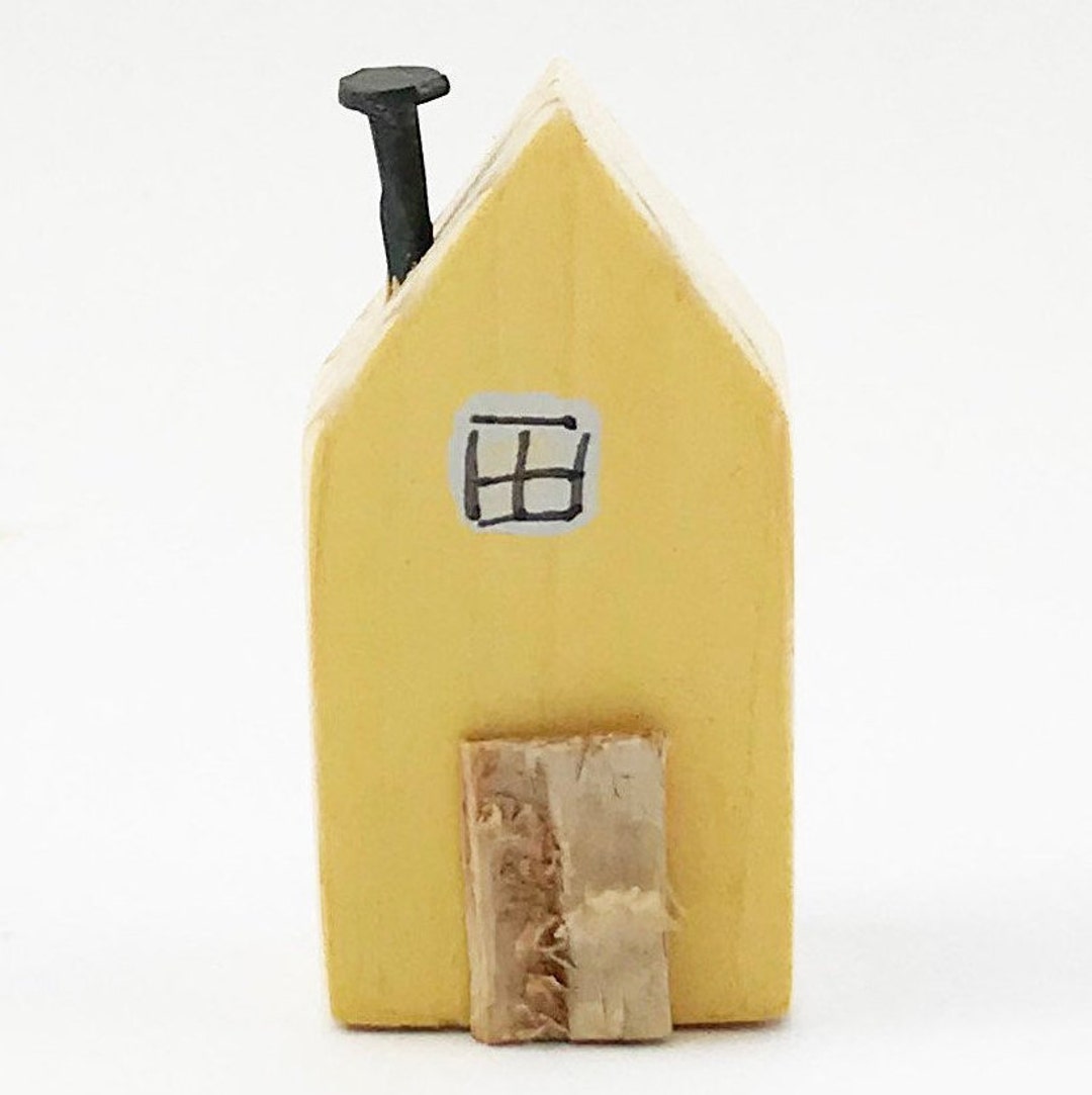 Wooden House Decorative Magnet Wood Magnets for Fridge Magnets for ...