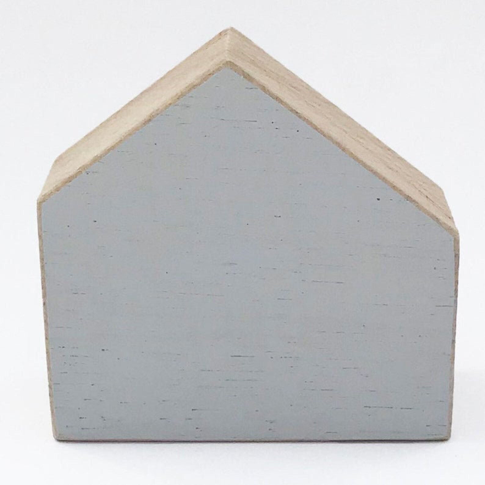 Wooden House Shapes Wooden Decor Wood Houses Painted in a - Etsy UK